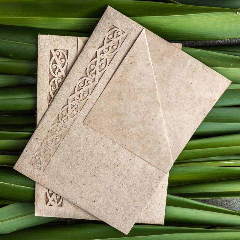 Presentation Folder - A4 Laser cut Köwhaiwhai – Pakohe Whanganui
